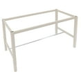 72"W x 36"D Adjustable Height Workbench, 1-3/4" Thick Maple Top Square ...