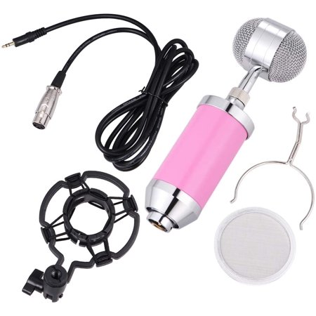 Condenser Microphone Computer Recording Mic Podcast Microphone ...