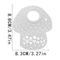 Aquarium Decorations Ornament Light Purple Hollow Mushroom Fish Tank ...