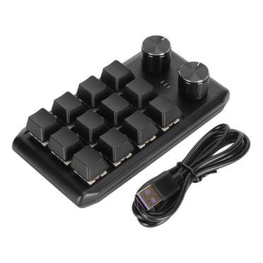 One-hand Gaming Keyboard USB 35 Keys Colorfull Backlit Portable Mini ...