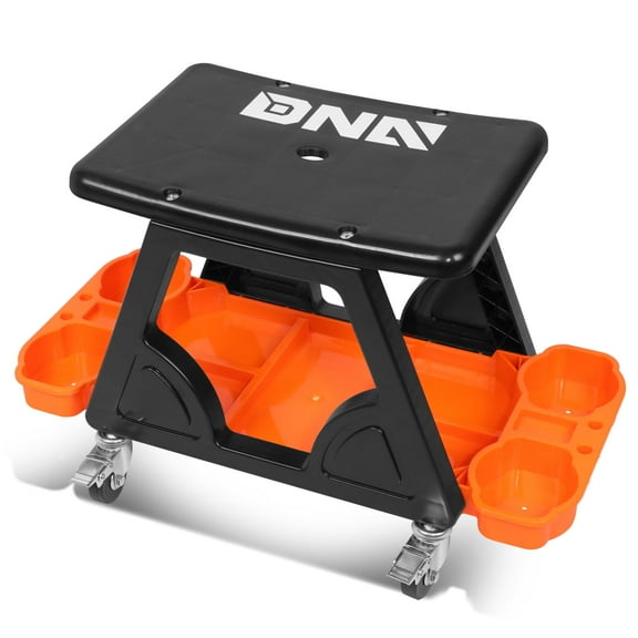 DNA Motoring Adjustable 2-in-1 Rolling Part Tray with 4 Rollers, 15 ...