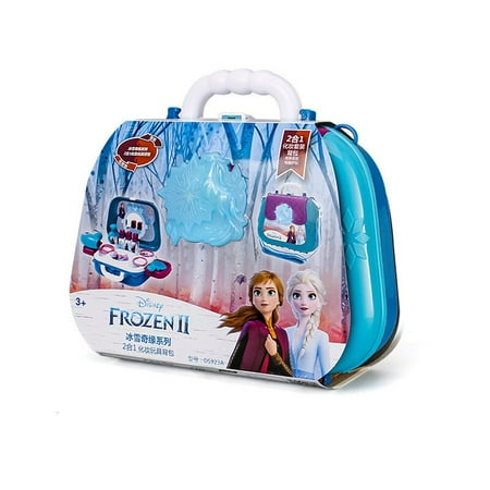 Disney Princess Frozen Elsa Anna Dressing Makeup Toy Set Kids Beauty ...