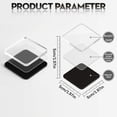 30pcs DIY Acrylic Fridge Magnets Kit With Adhesive Backing Photo Frames ...