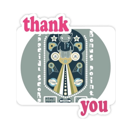 Universe And Alien Monster Thank You Stickers Quote Grateful - Walmart.ca