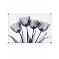 Black Tulip Sun Shade Sail 14'X18' Transparent Flowers UV Block Outdoor ...