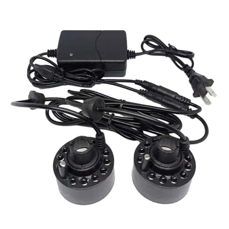 Fogger Mister Two Heads US 110V Plug Ultrasonic Mist for Fish Tank PP ...