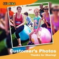 WALIKI Large Adult Size Bouncy Ball with Handles | Blue 29” Jumping ...