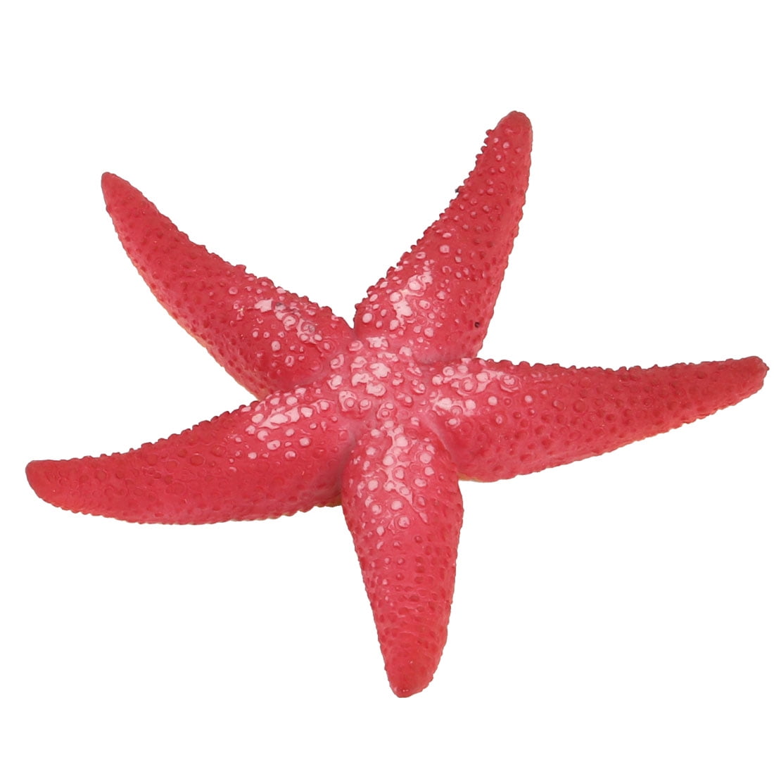 Aquarium Rubber Artificial Starfish Sea Creature Animal Red | Walmart ...