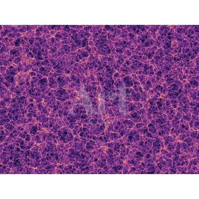 Dark Matter Distribution Print Wall Art by Volker Springel Sold by Art ...