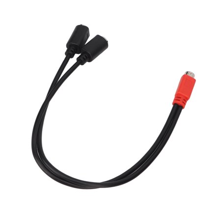 MINI DIN 6 Pin Splitter Cable, 1 Male To 2 Female Plug And Play MINI ...