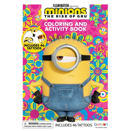 Despicable Me Minions Rise of Gru 48-Page Coloring and Activity Book ...
