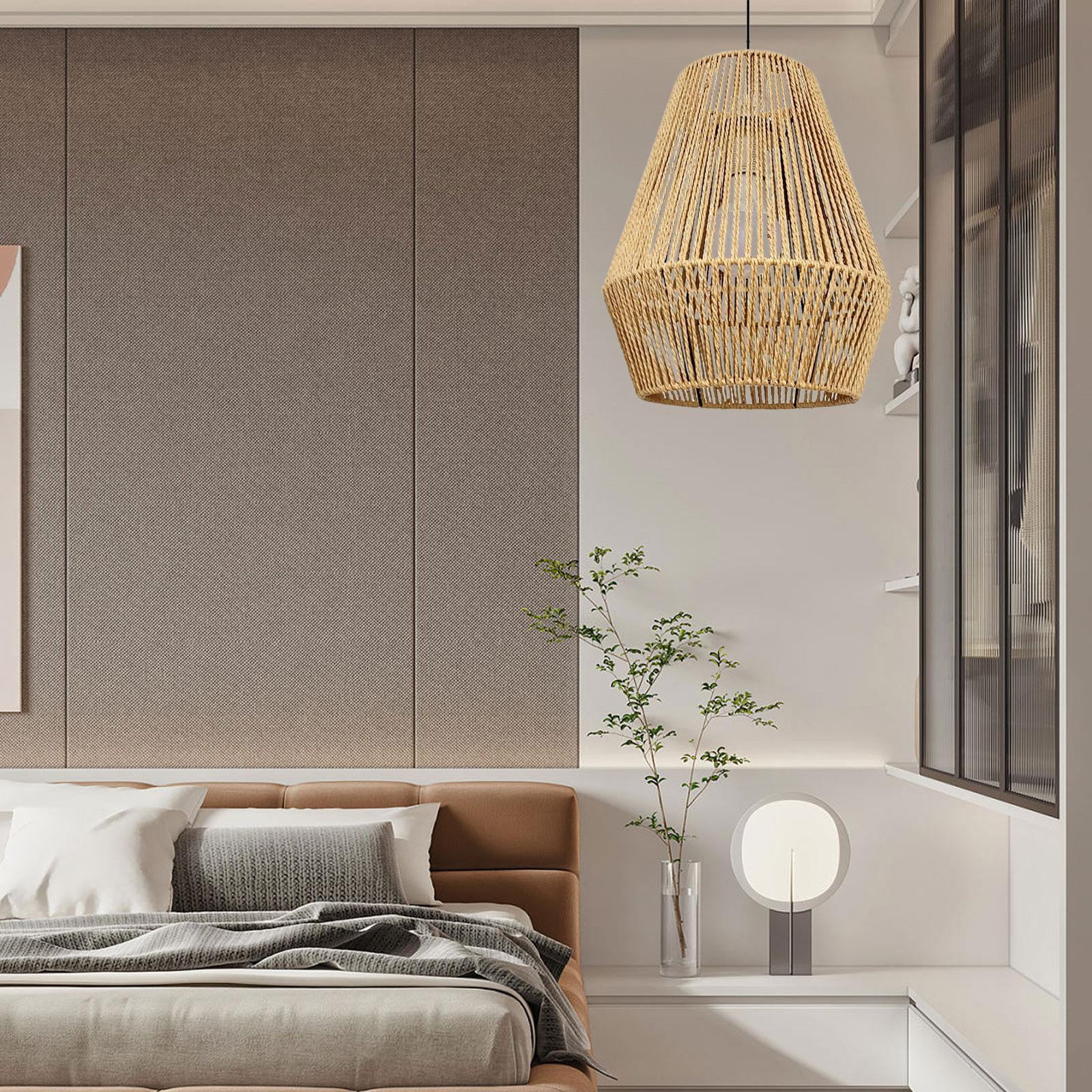 Click here for Beloving Weave Rope Rattan Pendant Light Shade Lam... prices