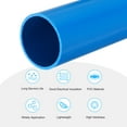 PVC Rigid Round Pipe 45.2mm ID 50mm OD 330mm/13" Light Blue High Impact ...