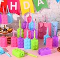 12 Sets Building Blocks Cups with Straw and Lids, 10 oz Reusable Kids ...