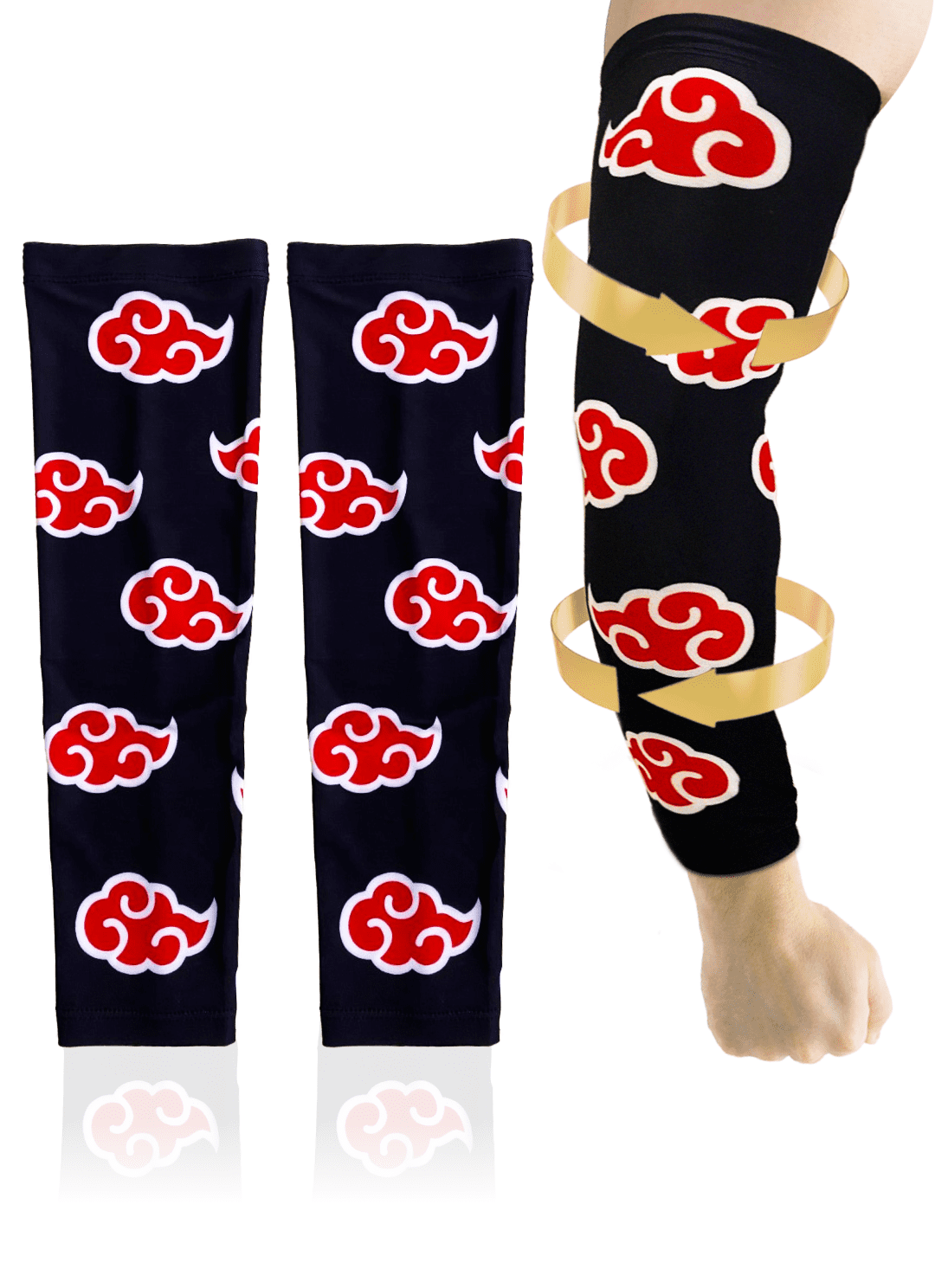 Anime Compression Arm Sleeves for Men & Women, Flexible Cooling Arms ...