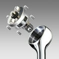 "Zero Degree 1/4"" Drive Gearless Quick Release Ratchet, Nickel Plated ...