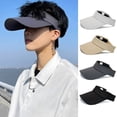 UPF50+ Sun Protective Hat Quick Dry Fabric Unisex Wide Brims Open Top ...