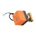 2pack Dc 1224v 2 Way 3 Wire Brass Motorized Ball Valve Electrical