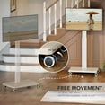 Mobile TV Stand for 27 to 65 Inch TVs,Portable Rolling TV Cart Wheels ...