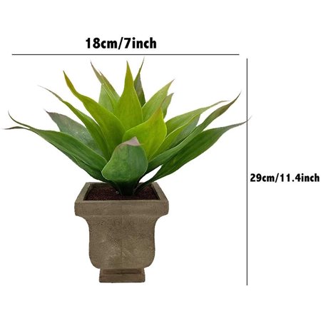 Tatum88 Starlight-artificial Succulent Fake Aloe For Bathroom Home ...