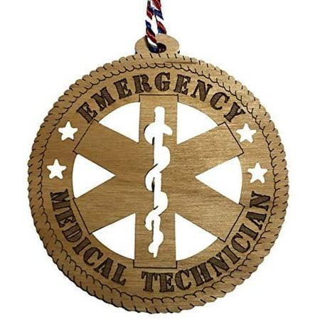 EMT Paramedics Christmas Ornament EMS Wooden Tree Gifts and Decor for ...