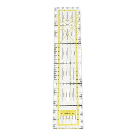 LAFGUR Fabric Ruler,Quilting Ruler Acrylic High Accuracy 5x30cm Yellow ...