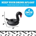 3pcs Inflatable Swan Drink Holder, Floating Cup Holder for Pool and Hot ...