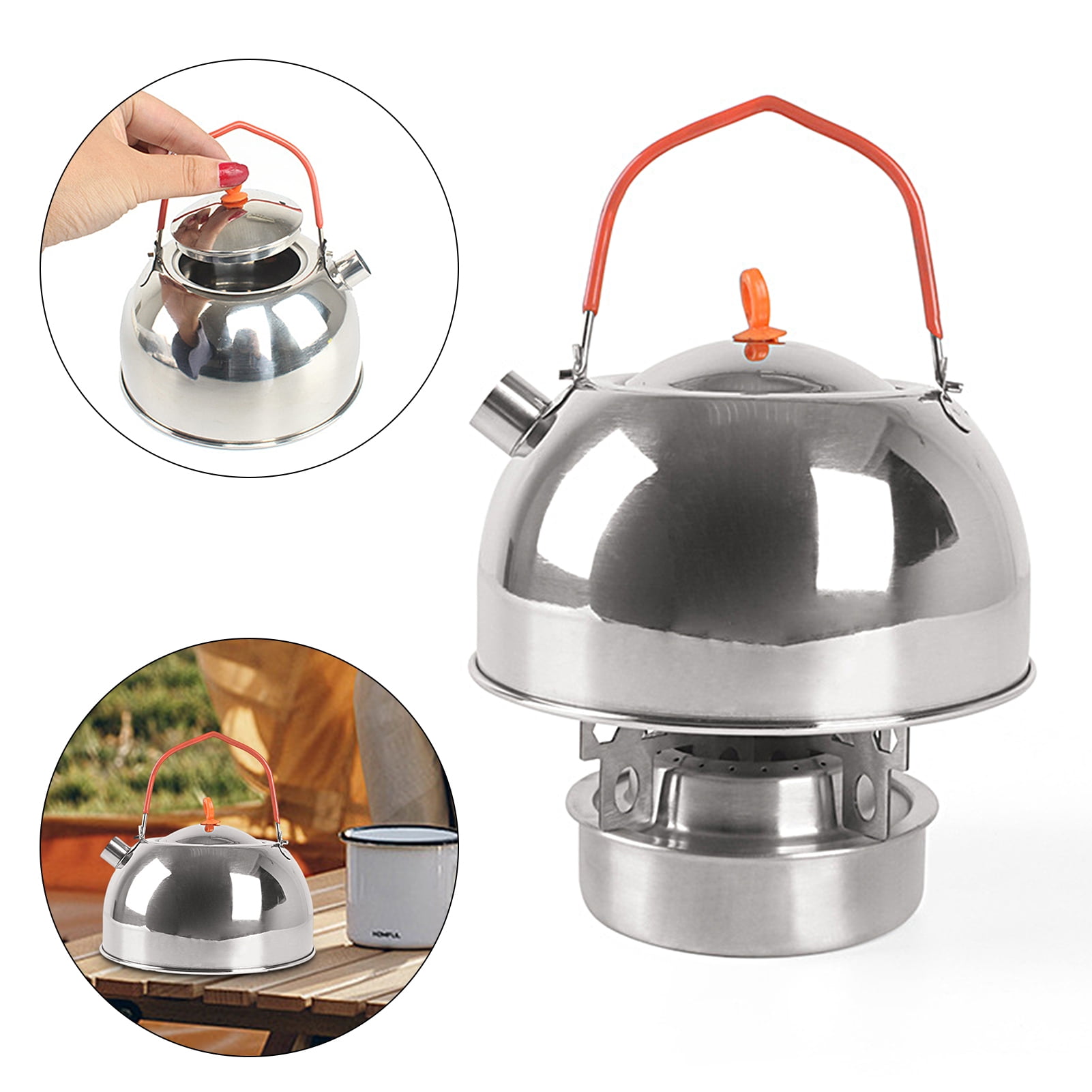 Click here for Unbranded 600ml Camping Kettle Mini Portable Rustp... prices