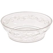 D'Vine 10" Clear Plastic Scroll Dinner Plates 20ct. - Walmart.com
