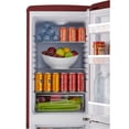 iio 7 cu. ft. Retro Upright Small Apartment Size Fridge with Bottom ...