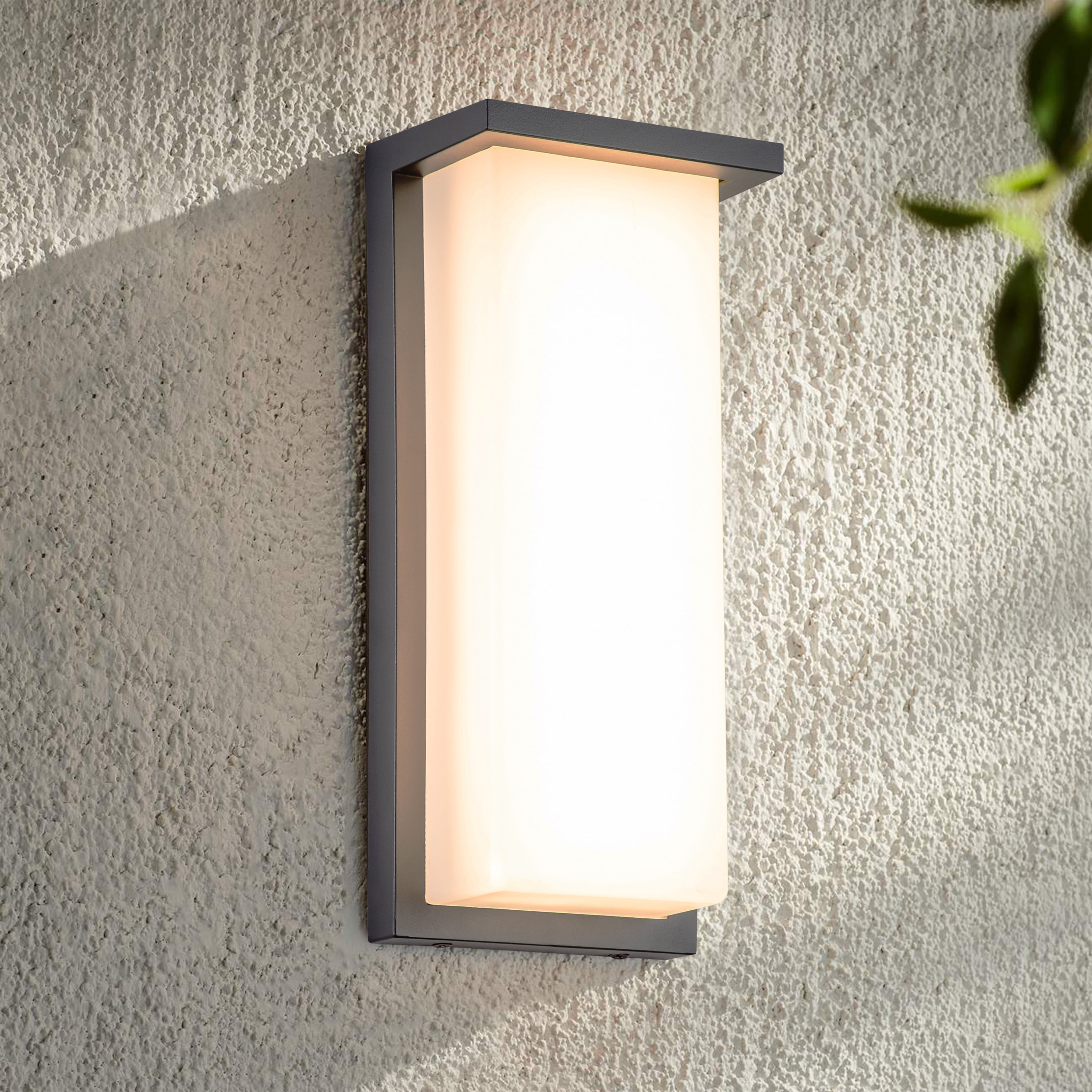C Cattleya Modern Light Fixture Architectural Grey LED Outdoor Wall ...