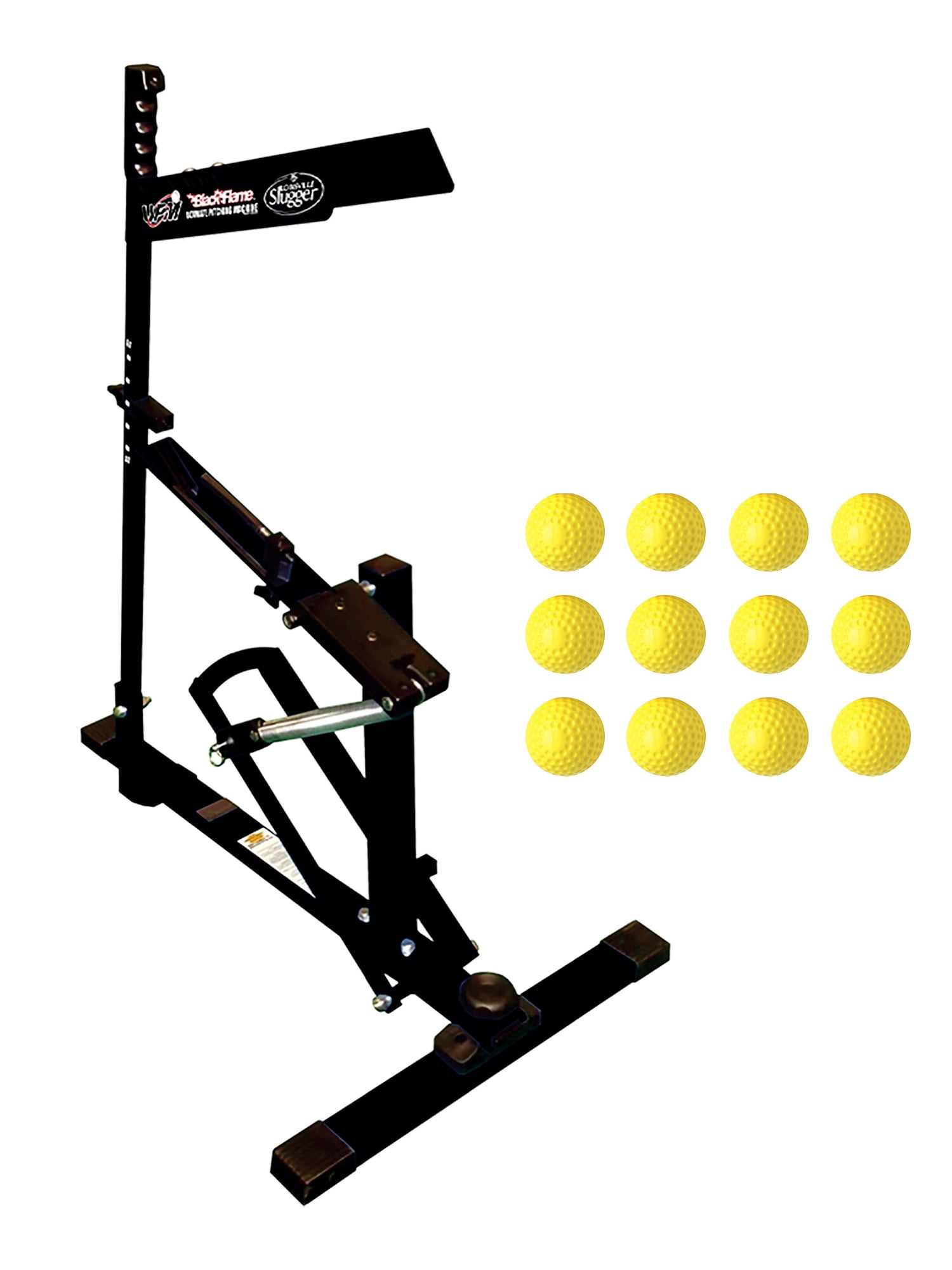 Louisville Slugger UPM 50 Black Flame Pitching Machine and Heater ...