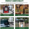 4FT Propane Hose Adapter 1lb to 20lb, Propane Tank Hose with QCC1/Type1 ...