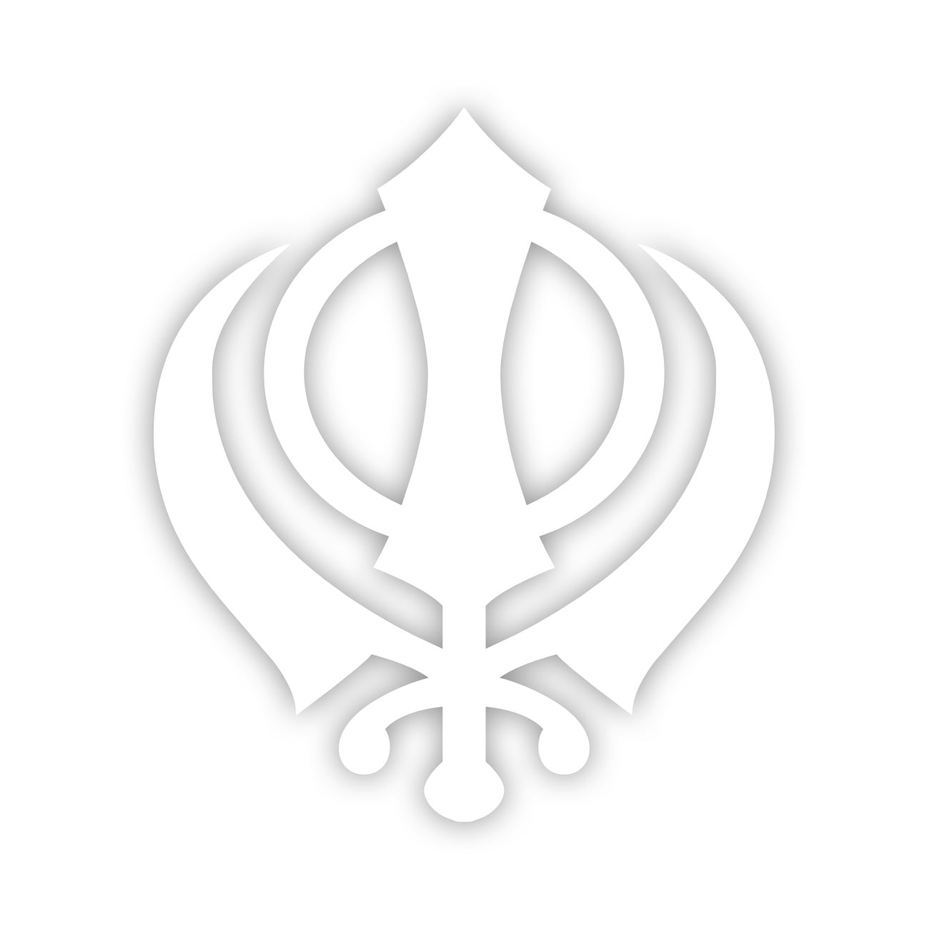 Sikh Symbol Sticker Decal Die Cut - Self Adhesive Vinyl - Weatherproof ...