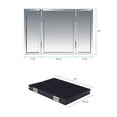 Houseables Trifold Vanity Mirror, 3 Way, 31" x 1" x 21", Single, Tri ...