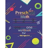 Preschool Math Workbook For Kids 3-5 : Number Tracing book For Kids ...