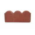 Pavestone 12" Straight Scallop Red Concrete Edger - Walmart.com