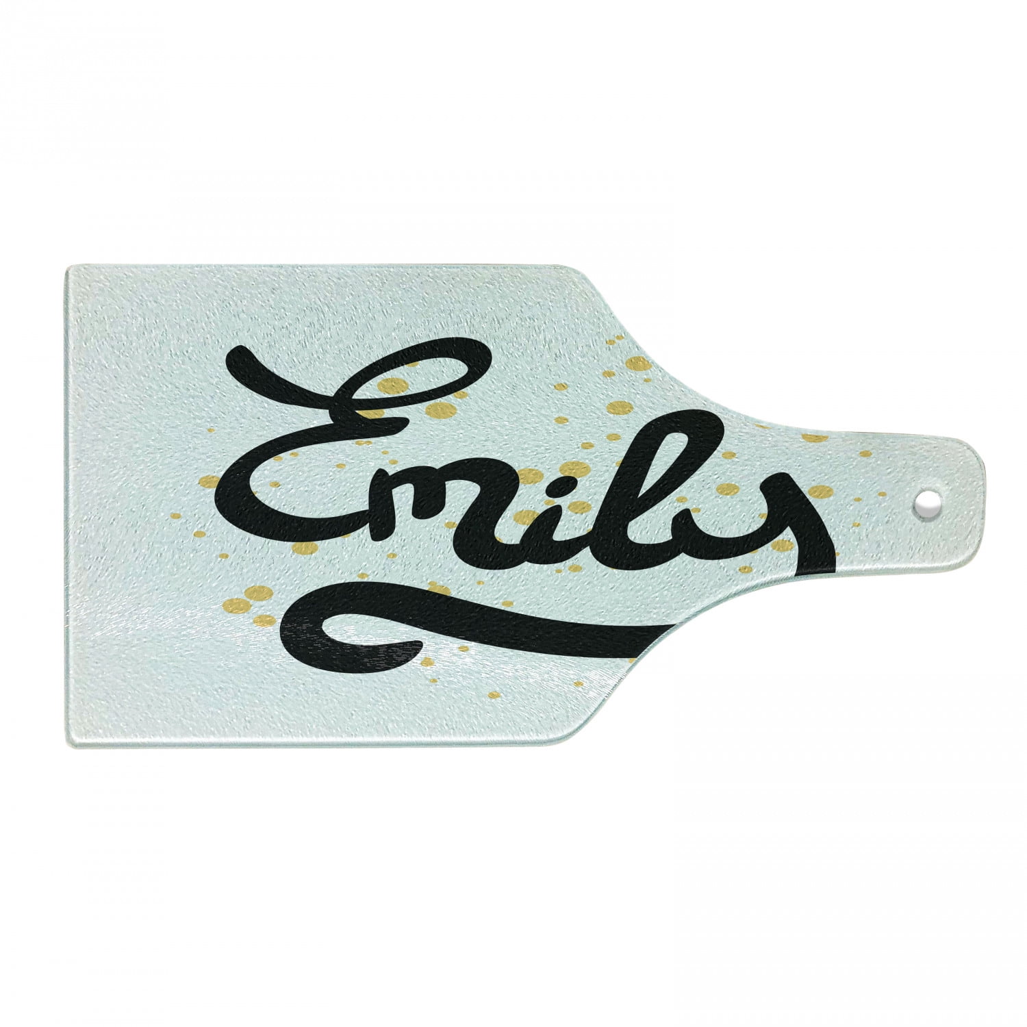 Emily Cutting Board, Hand Drawn Monochrome Cursive Font Modern ...