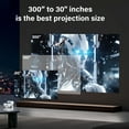 2025 New 4K Supported Projector with Native 1080P, WiFi6 & 8'' Touch ...