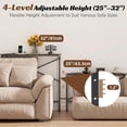 2-Pack Narrow Console Table with 2 Power Outlets & USB-C & USB, 78.8 ...