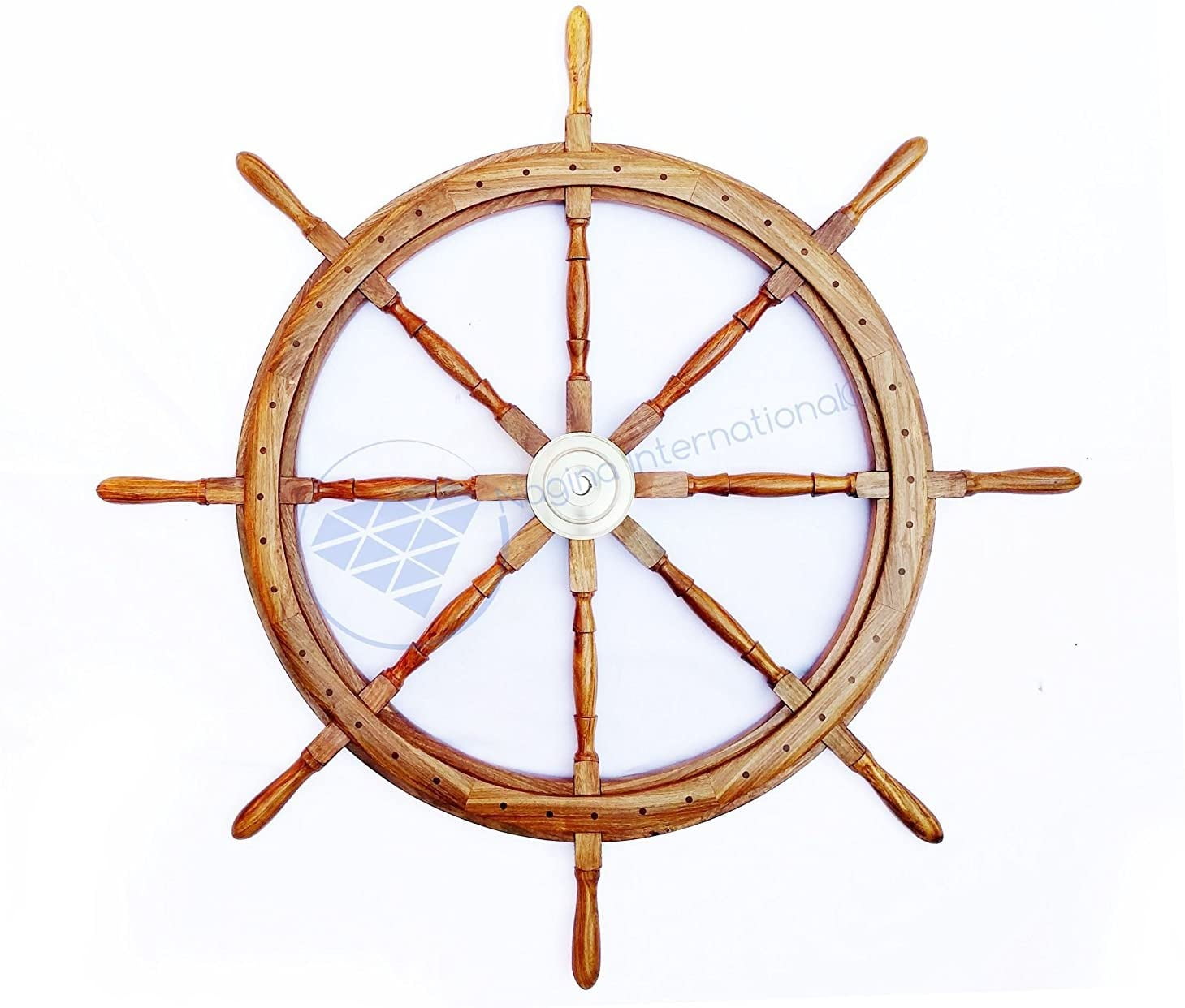Wooden Ship Wheel (Turret Spokes) - (20 Inches) - Walmart.com