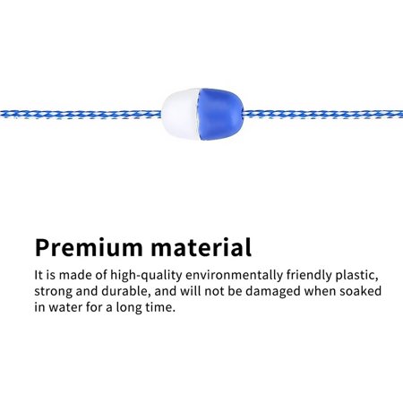 Swimming Pool Area Dividing Line 7cm Diameter Float Safety Separation ...