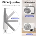Portable Fan - 4-Speed Settings, Rechargeable & Ultra-Slim USB Fan ...