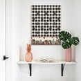 Black White Canvas Wall Art for Living Room, Buffalo Plaid Country Star ...