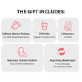 AMC Movie Bundle Wonderbox Gift with 2 Black Tickets, 2 Drinks and 1 ...
