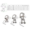 316 Stainless Steel Shackle Quick Release Boat Chain Eye Shackle Hook ...