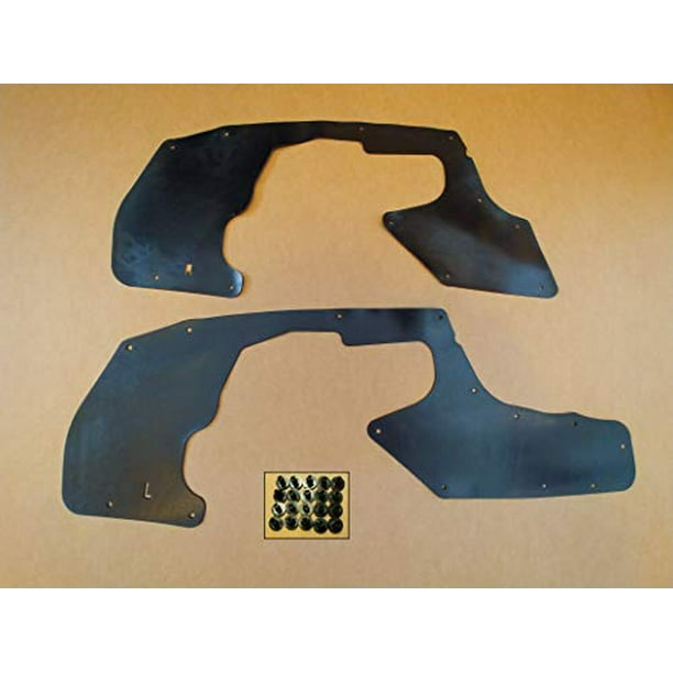 Set of Splash Shields with Clips for Toyota Tacoma 1995-2004 All Models ...