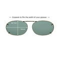 Solar Shield Unisex Gunmetal Polarized SolarShield ClipOn Sunglasses ...