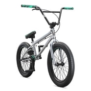 Mongoose Grid Mag 20-Inch BMX Freestyle Bike, Single Speed, Silver ...