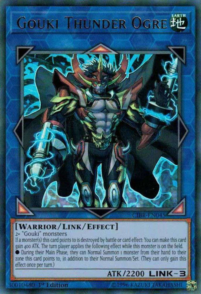 YuGiOh Circuit Break Ultra Rare Gouki Thunder Ogre CIBR-EN045 - Walmart.com